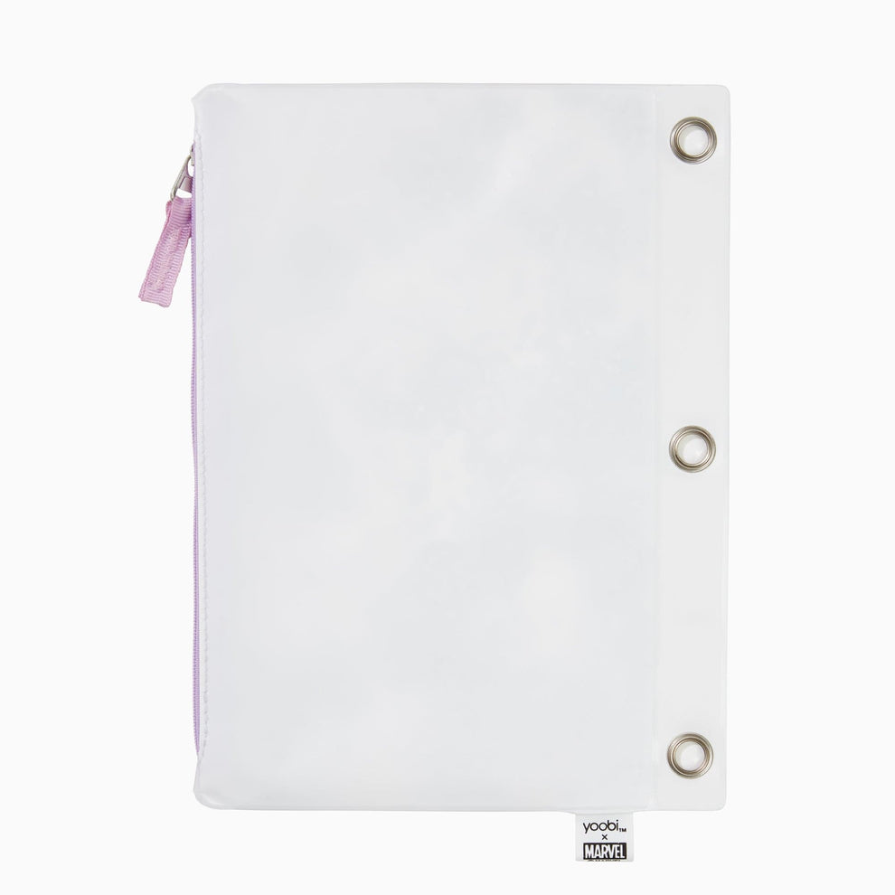 Avengers Zipper Binder Case With Floating Icons and Glitter – Yoobi