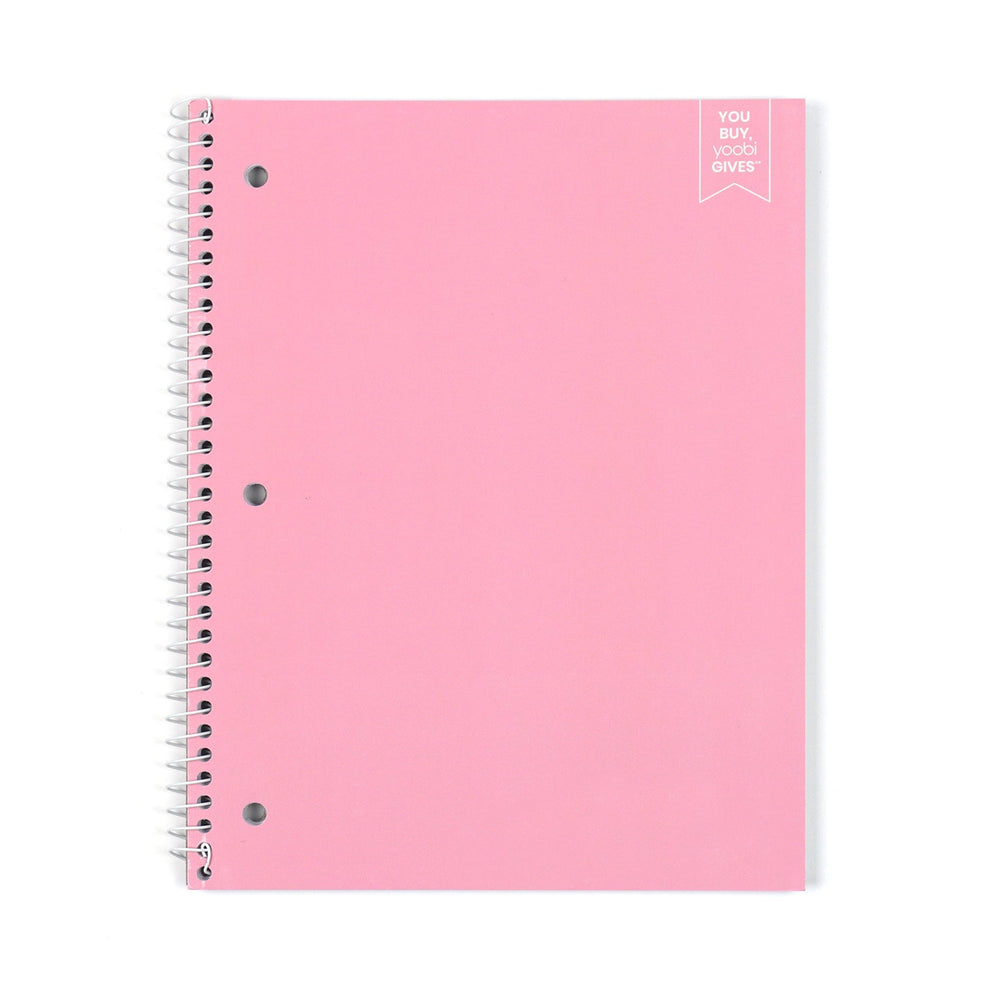 Yoobi Blush Marble Multi 6pk Notebooks