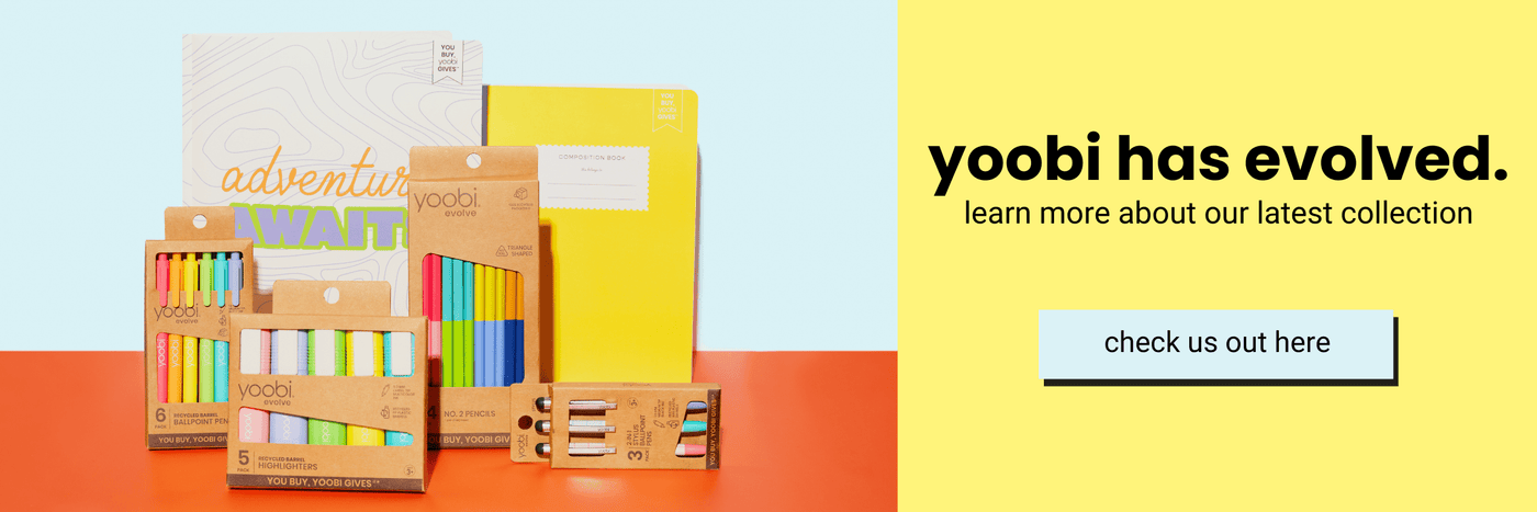 Yoobi Official Website | Fun School & Office Supplies That Give Back