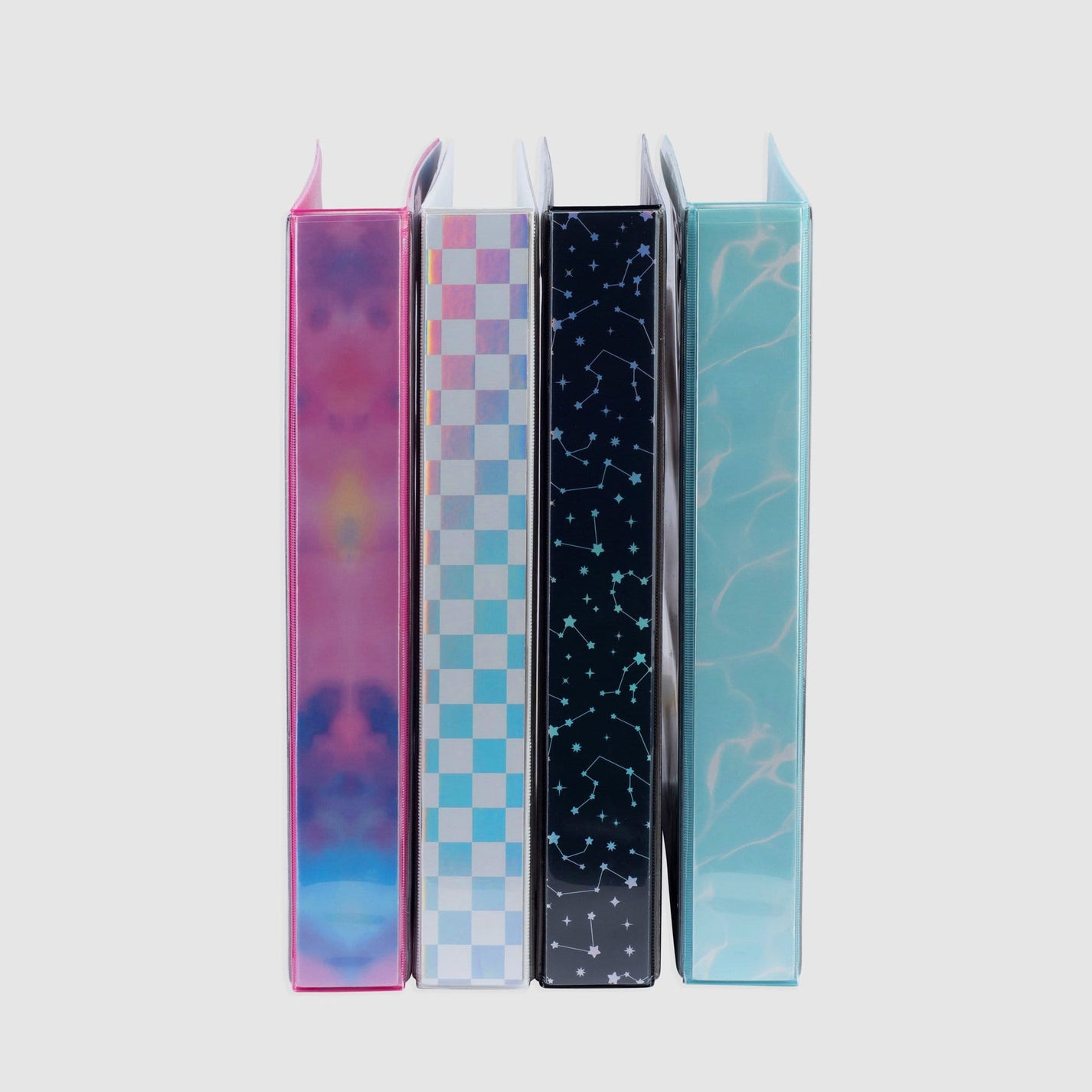 4 Pack Colorful 1-Inch Binders – Yoobi
