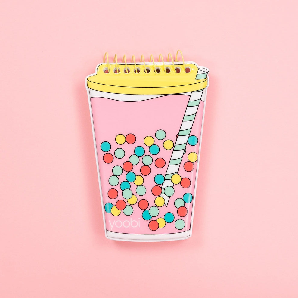 4 Pack Mini Puffy Notebooks, Taco, Rainbow, Heart, Boba – Yoobi