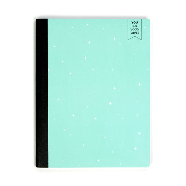 Yoobi Composition Book - Mint Twinkle