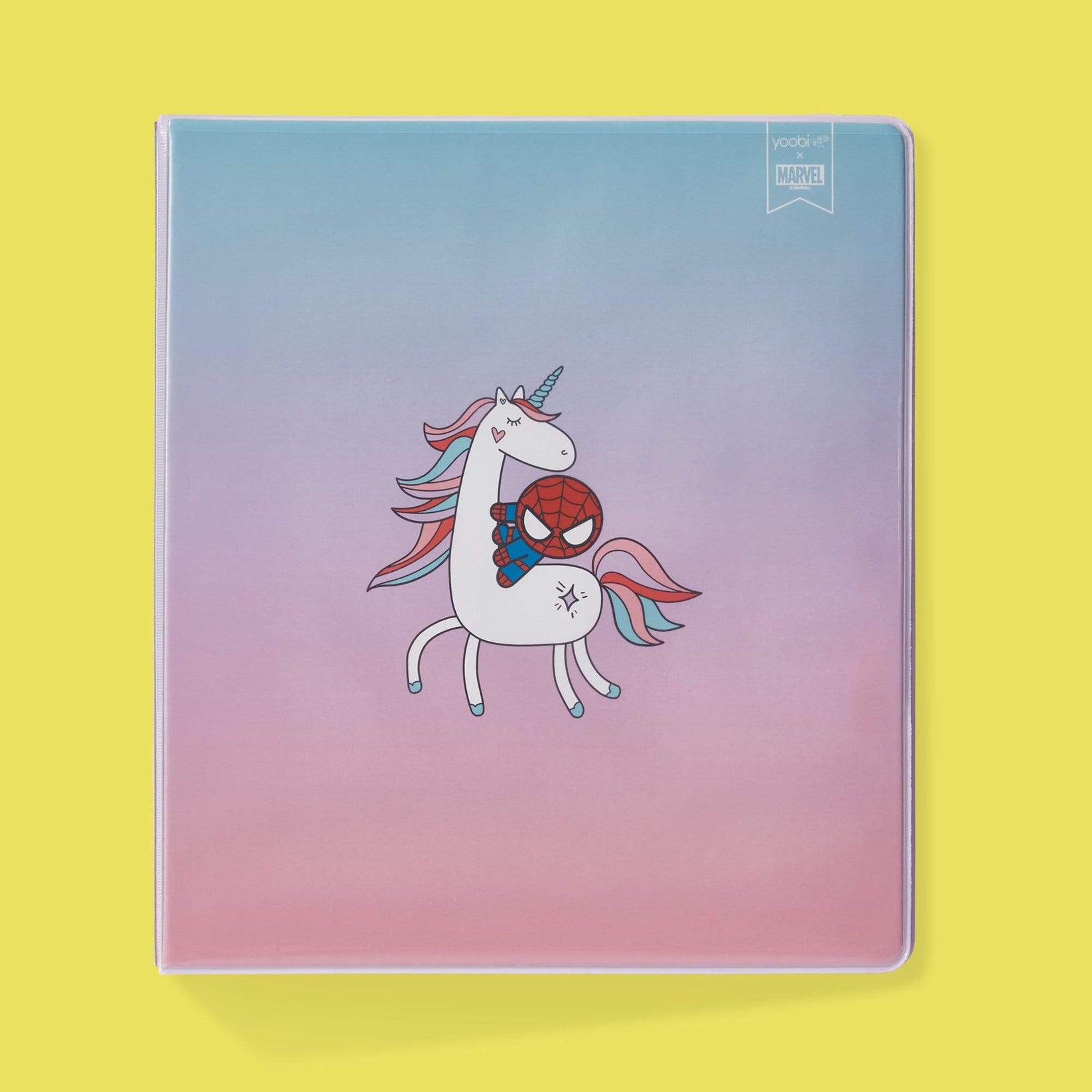 4 Pack of 1-inch 3 ring Spider-Man Binders – Yoobi