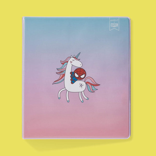 4 Pack of 1-inch 3 ring Spider-Man Binders – Yoobi