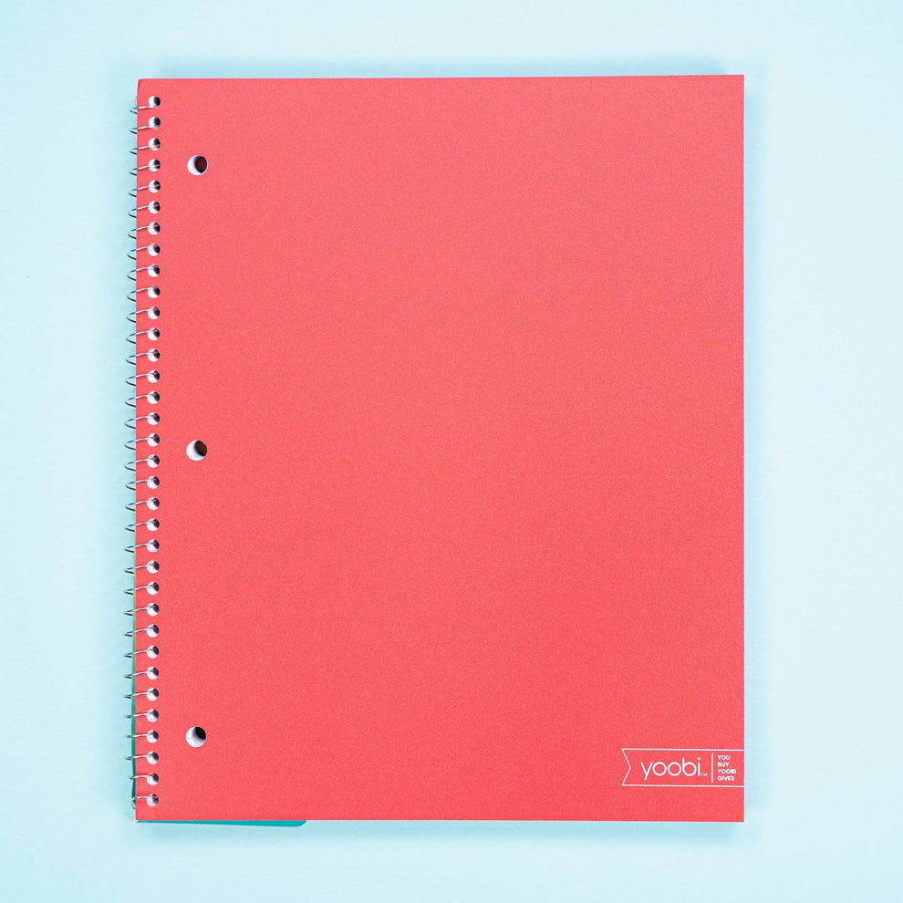 Spiral Notebook, 6 Pack – Yoobi